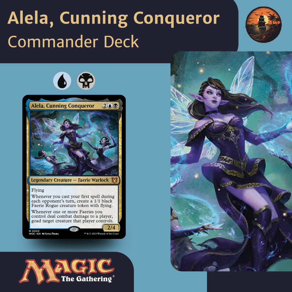 Faerie Flash Control - Alela, Cunning Conqueror - Custom Commander Dec ...
