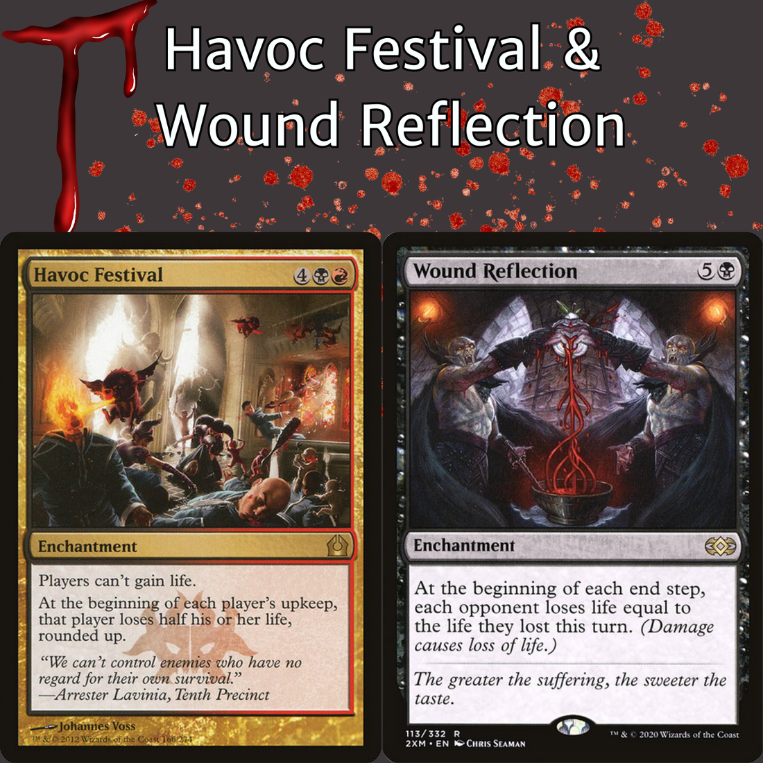 Havoc Festival + Wound Reflection - 2 Card Combo – Collectors Cove