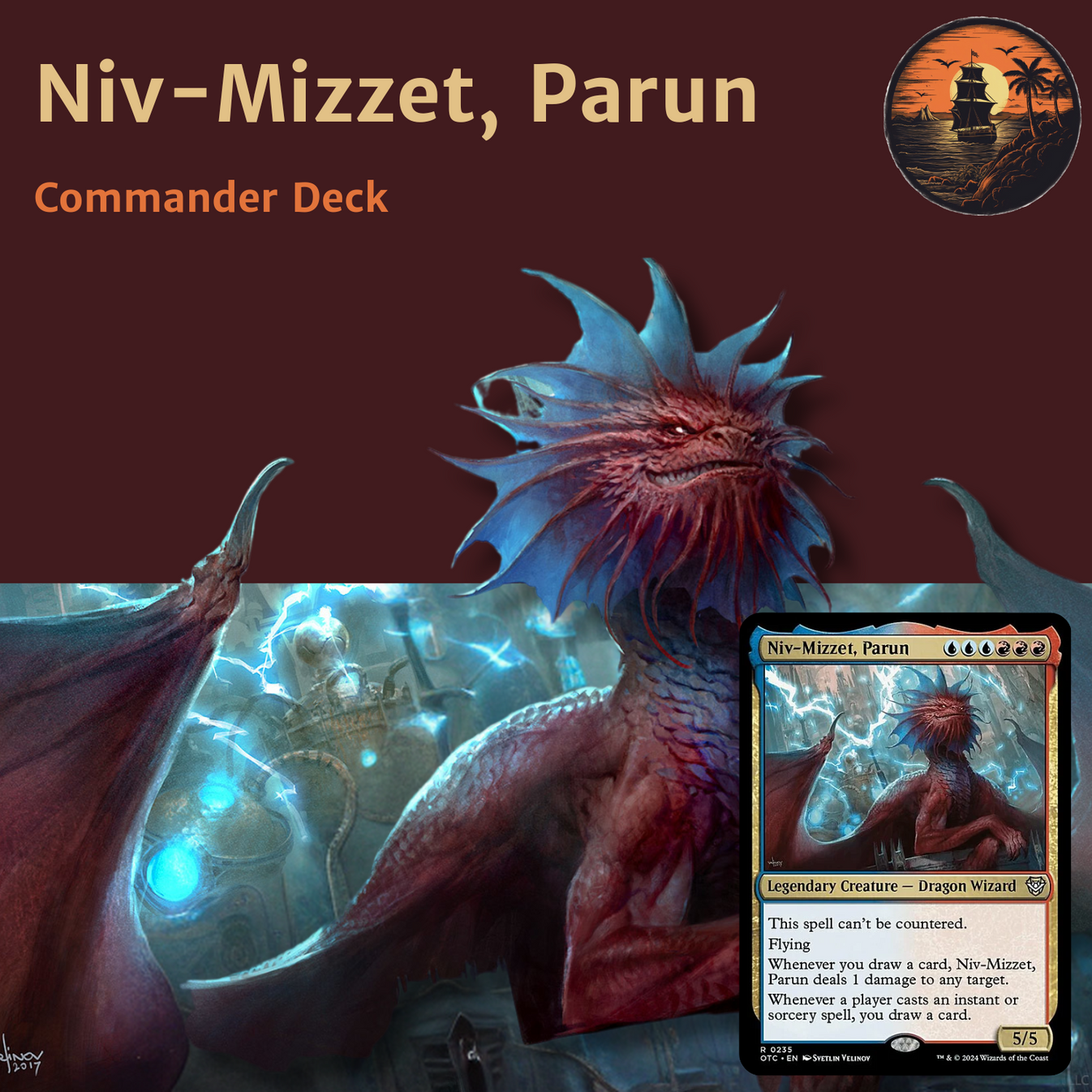 Card Draw & Infinite Damage Combo - Niv-Mizzet, Parun - Custom EDH Com ...