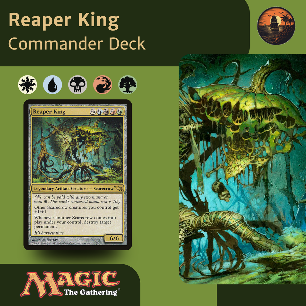 Scarecrow Tribal - Reaper King - Custom EDH Commander Deck – Collectors ...